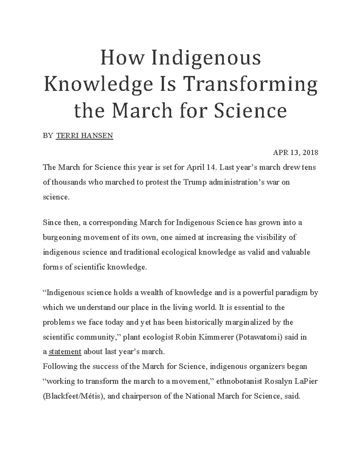 the article of the indigenous people in Canada - How Indigenous ...