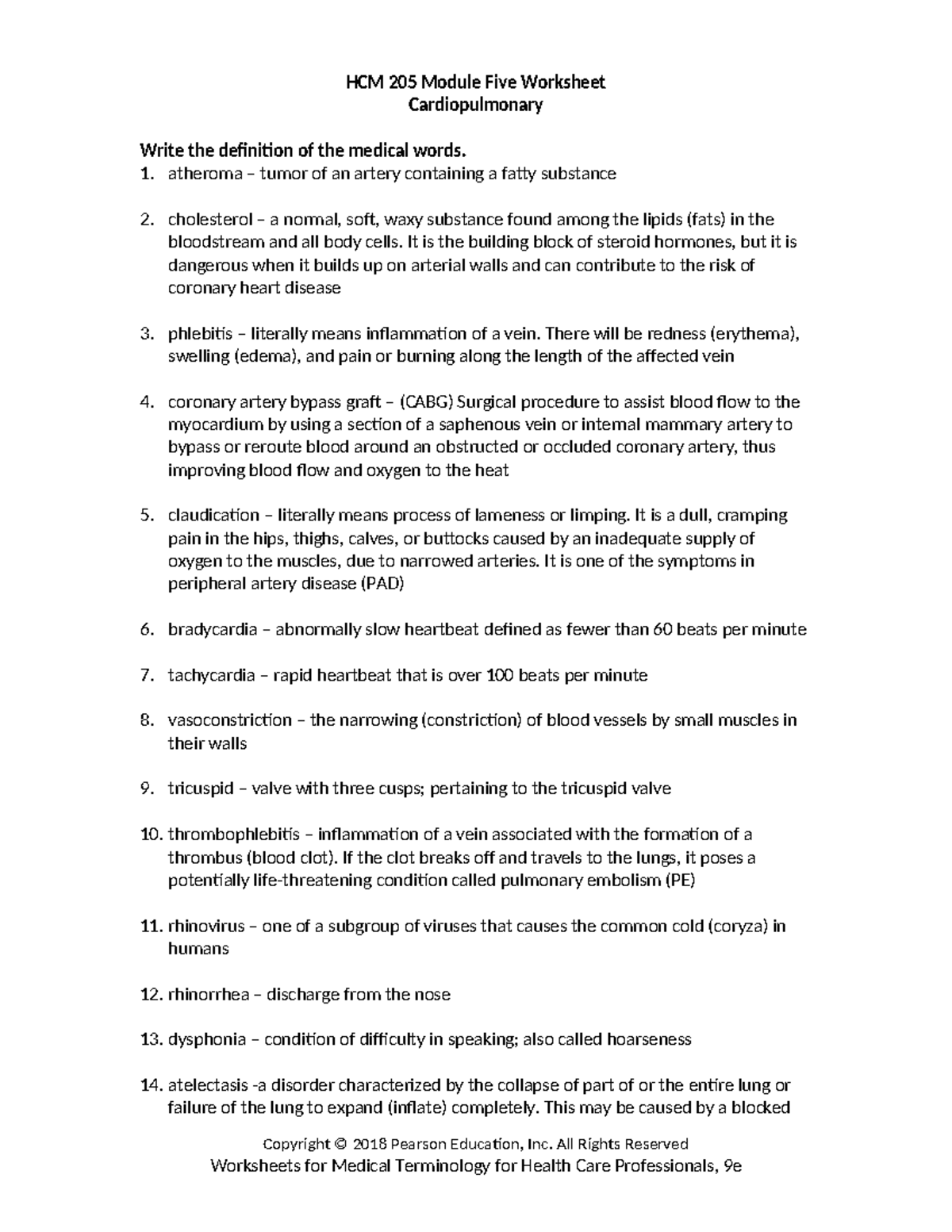 HCM 205 Module Five Worksheet - HCM 205 Module Five Worksheet ...