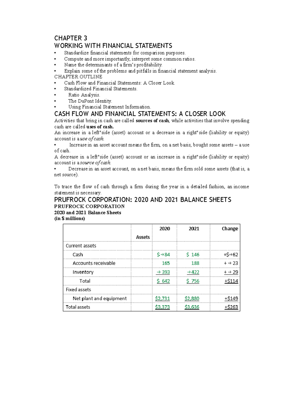 TCDN Chap 3 - Finance (FIN300) - Edit - CHAPTER 3 WORKING WITH ...