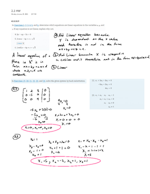213Exam1Study Guide - MATH 213 EXAM 1 STUDY GUIDE General Information ...