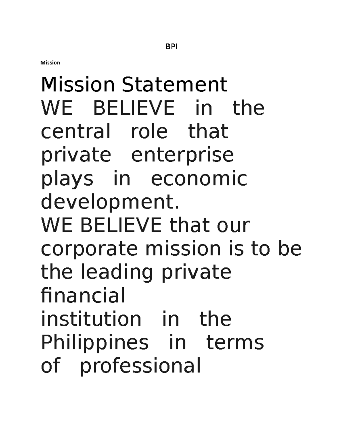 BPI - VISIONMISSION-LECTURE 100 - BS Accountancy - Studocu