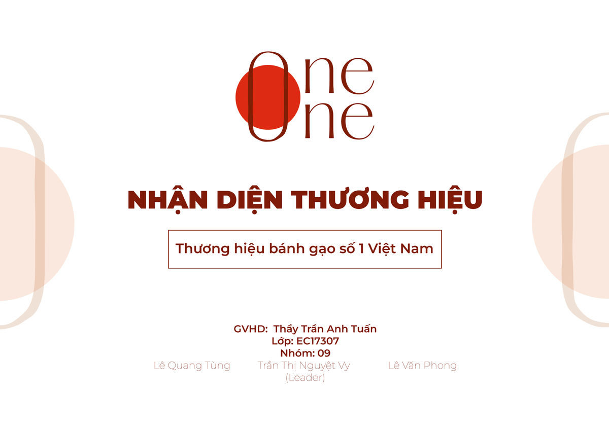 One One Branding - 2023 - MỤC LỤC 01. Introduction Giới thiệu 02. Logo ...