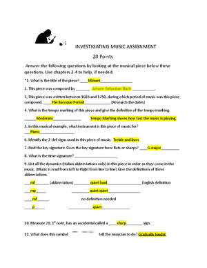 Listening Assignment #2 Karya - LISTENING ASSIGNMENT MUSICAL FORMS AND ...