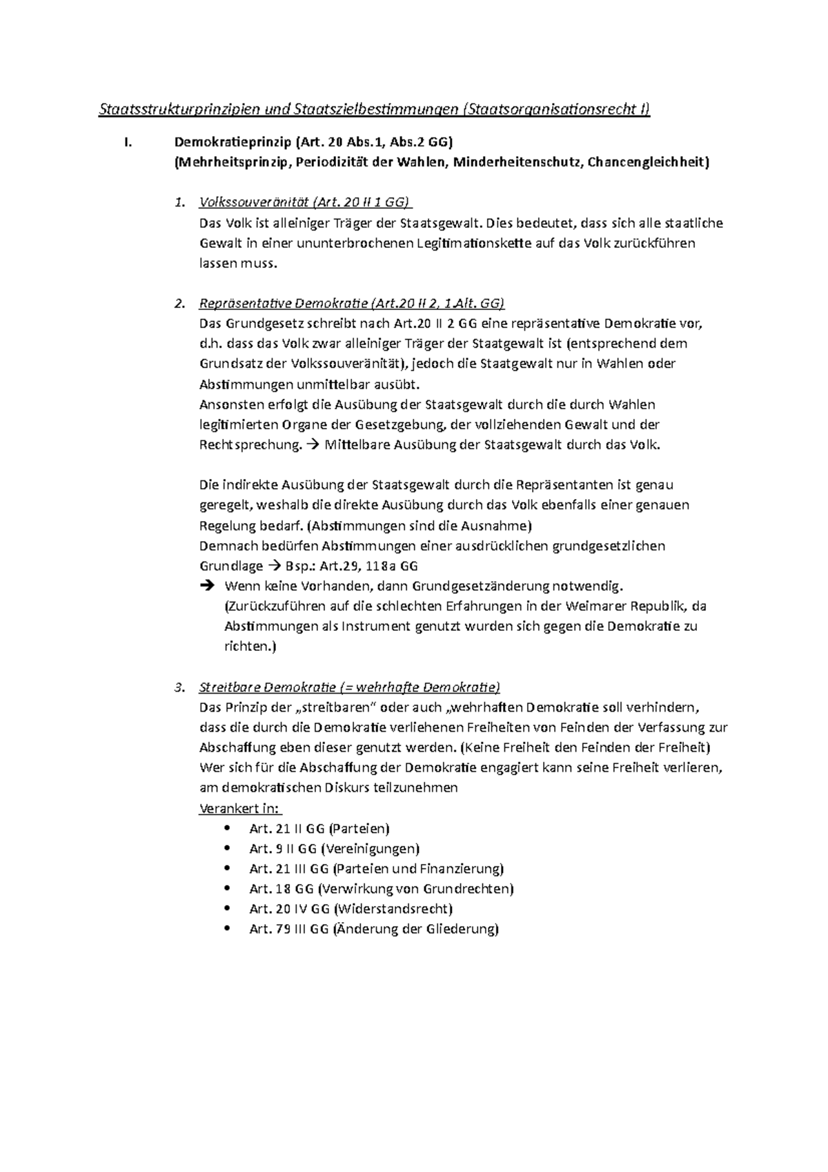 Staatsstrukturprinzipien - Staatsorganisationsrecht ...