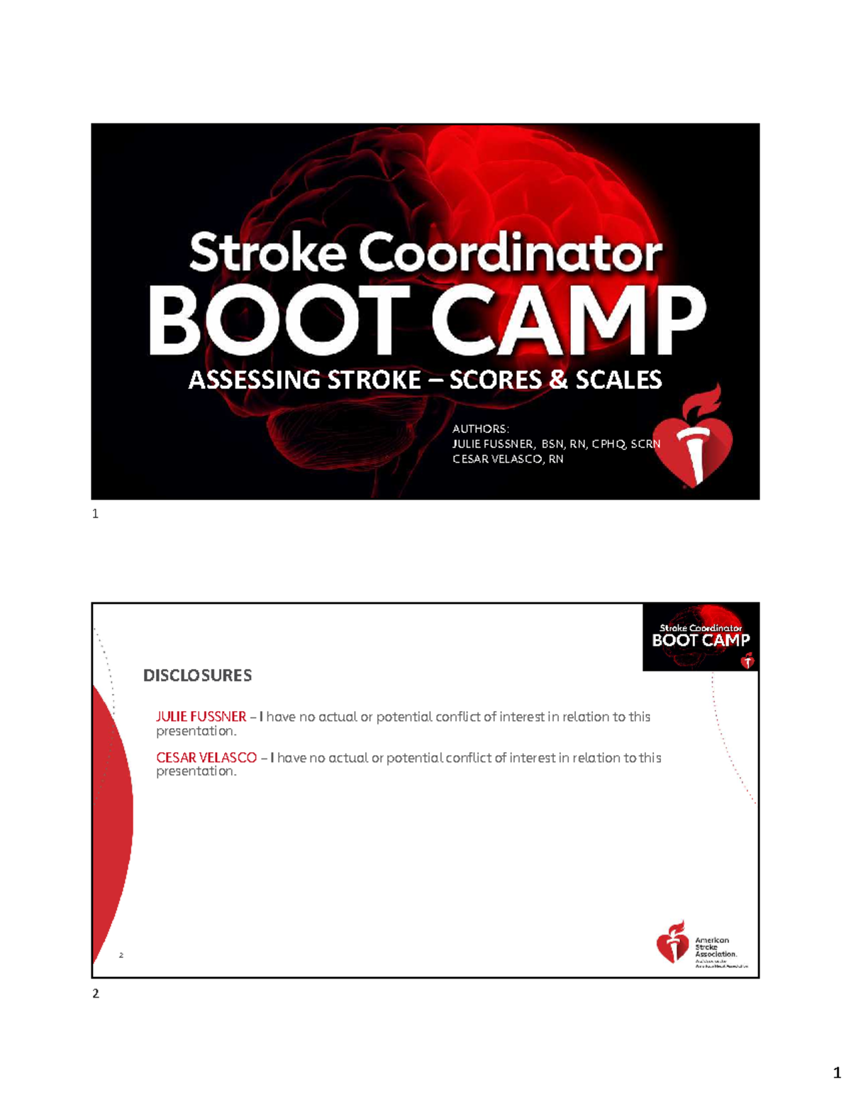 5 assessing stroke scores scales - 11 ASSESSING STROKE – SCORES ...