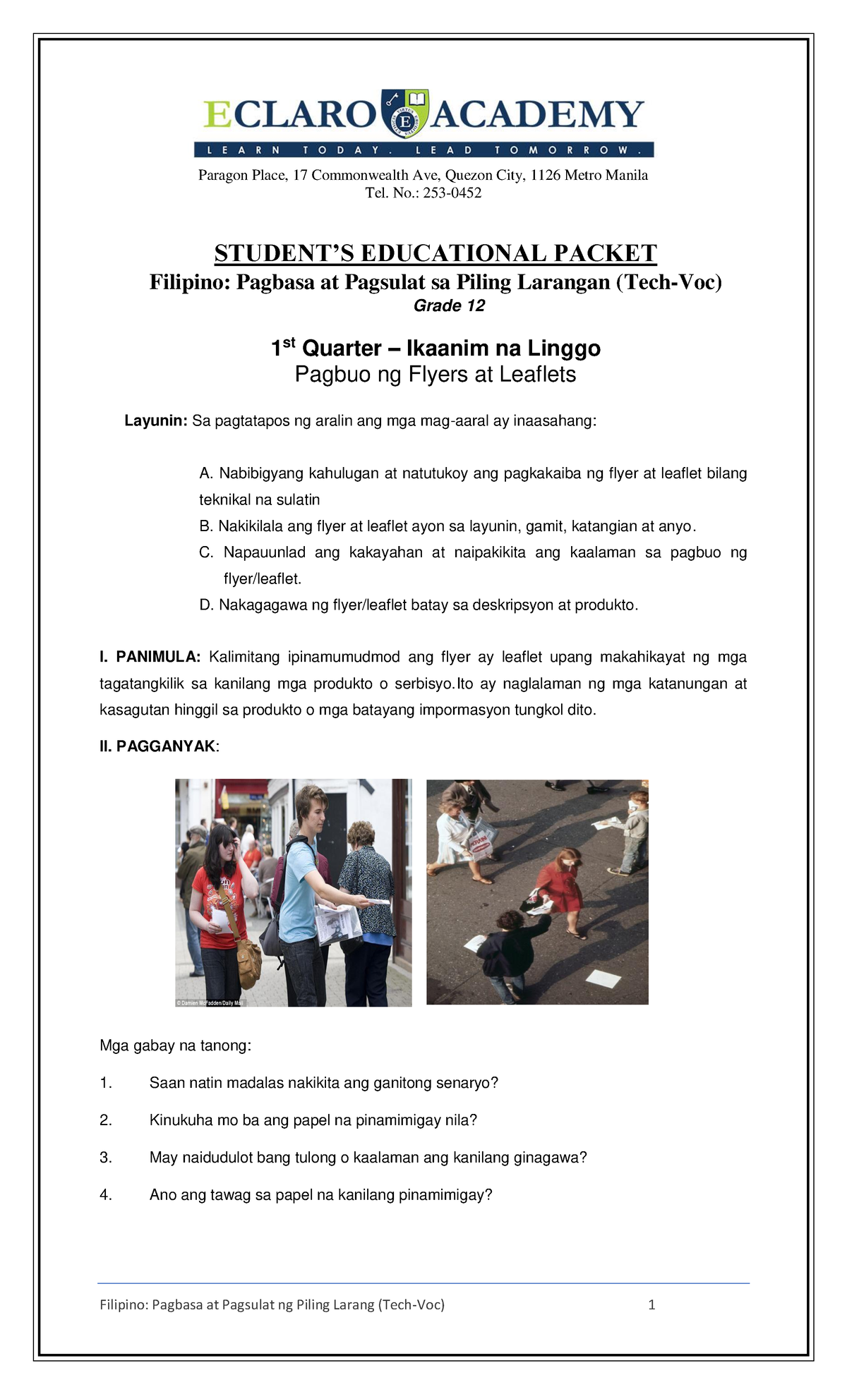 FIL - Use this wisely - Paragon Place, 17 Commonwealth Ave, Quezon City ...