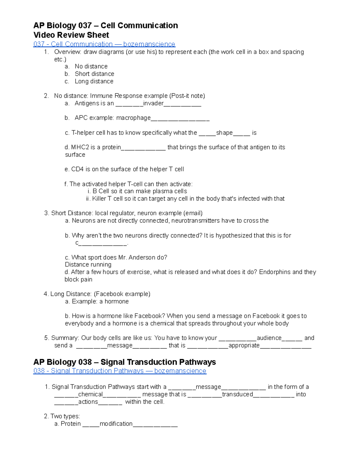 Copy of Unit 4 Bozeman Compiled Notes - AP Biology 037 – Cell ...