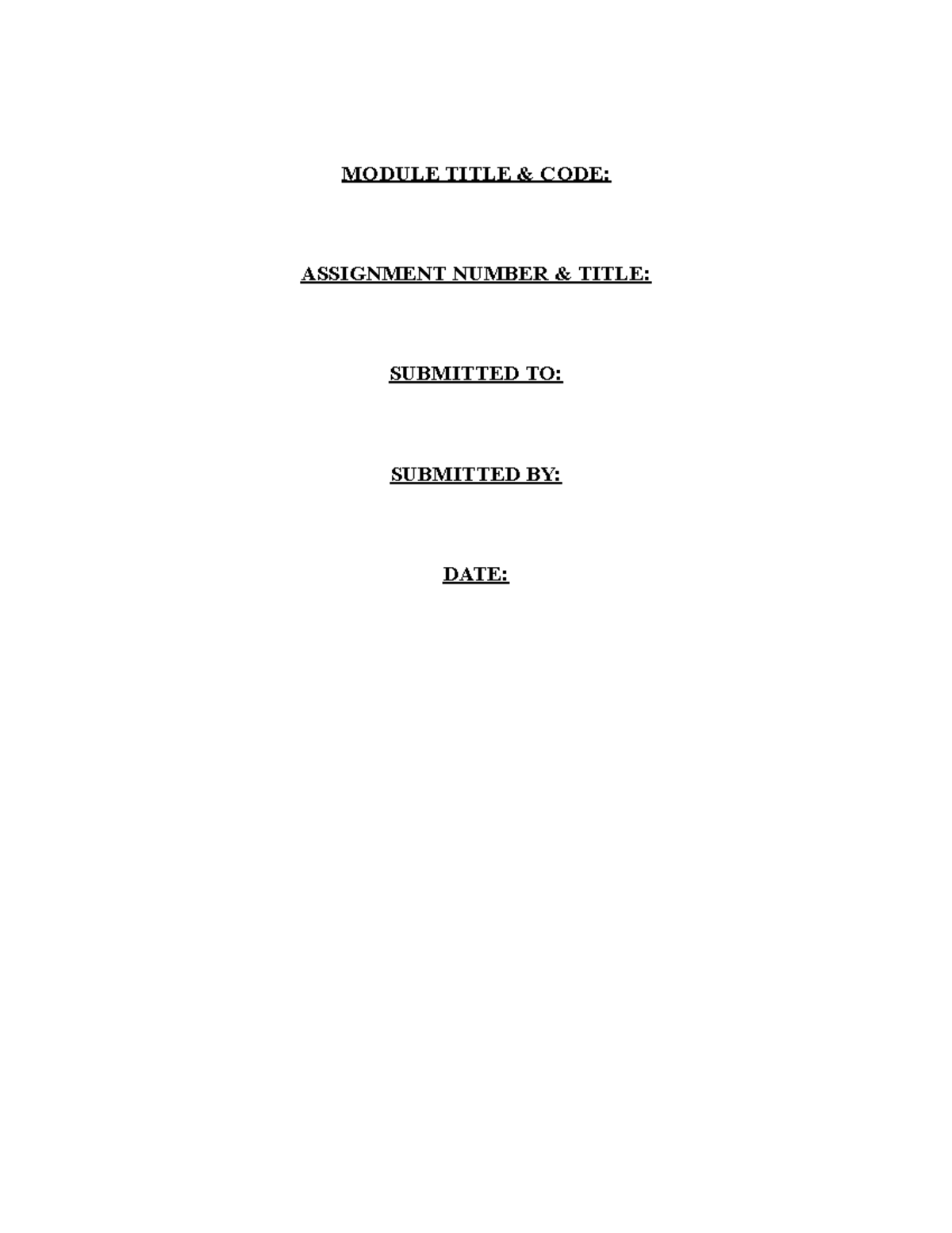 English education in saudi arabia - MODULE TITLE & CODE: ASSIGNMENT ...