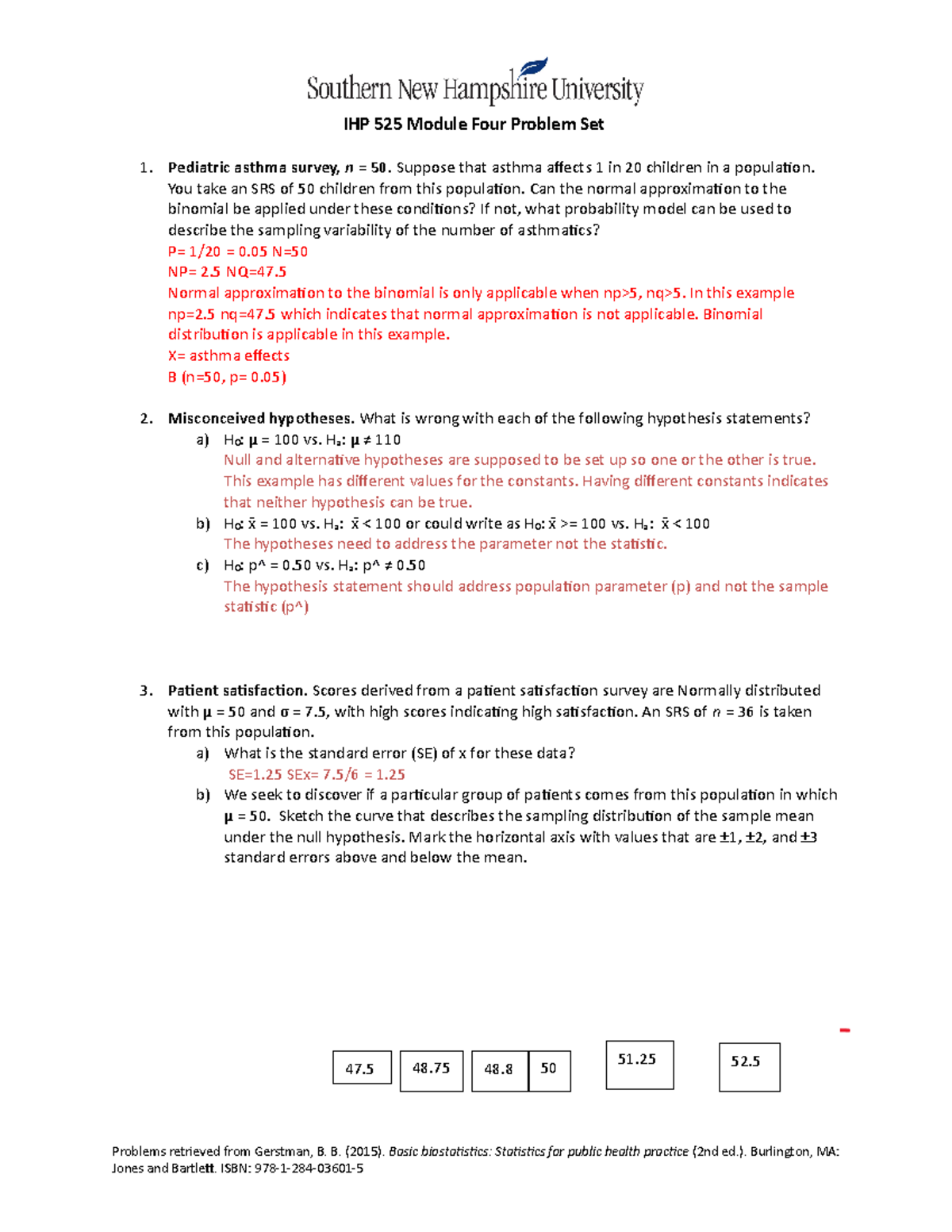 IHP 525 Module Four Problem Set - Suppose that asthma affects 1 in 20 ...