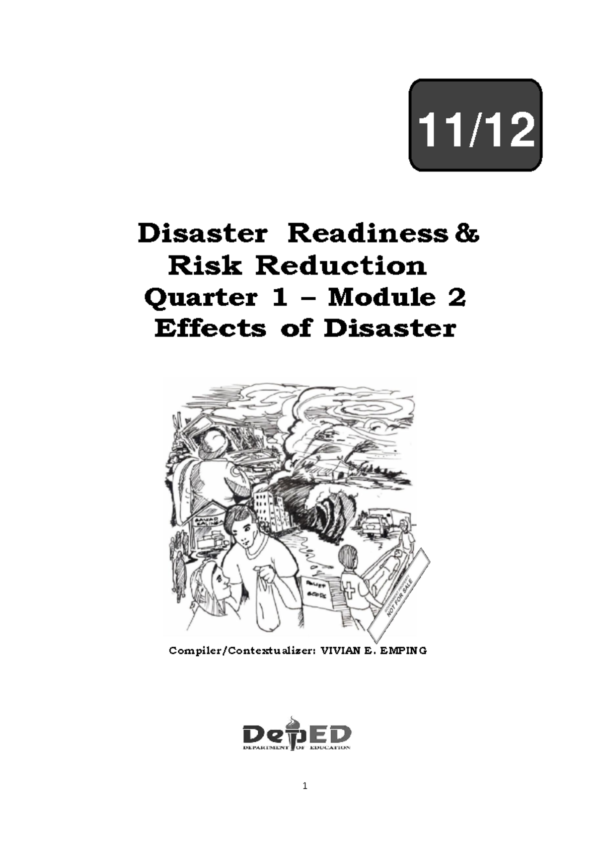 Disaster risk reduction - Disaster Readiness & Risk Reduction Quarter 1 ...