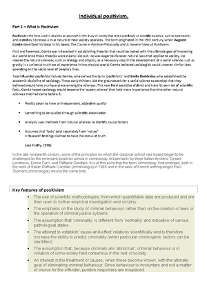 Lecture 5 - Notes - Labelling theory, Deviance and Stigma Roots of ...