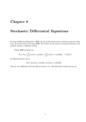 0929 chapter 6 Ito Integral - Chapter 6 The Stochastic Integral We have studied many different ...