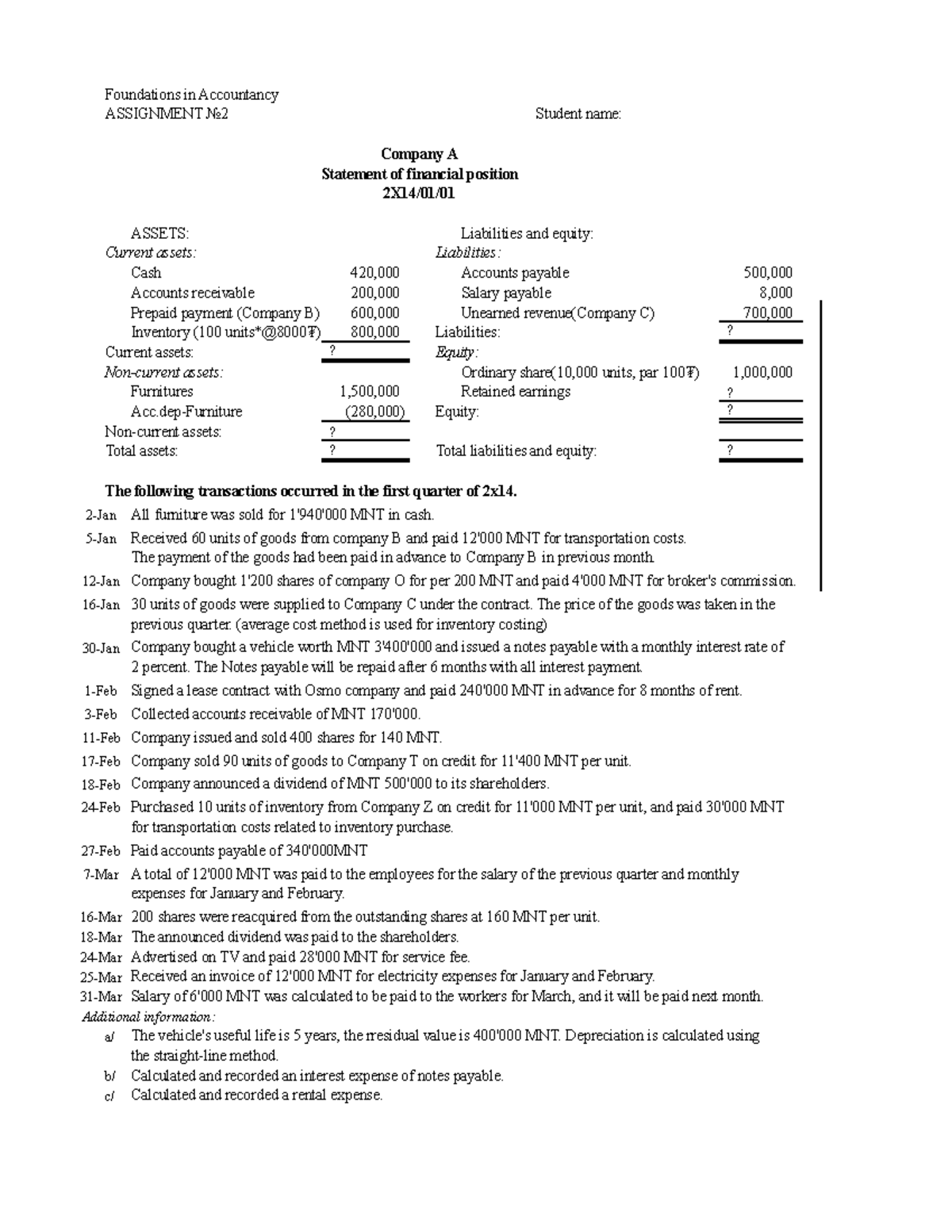 Assignment material 2 - Negdsen bodlogo angli hel - Foundations in ...