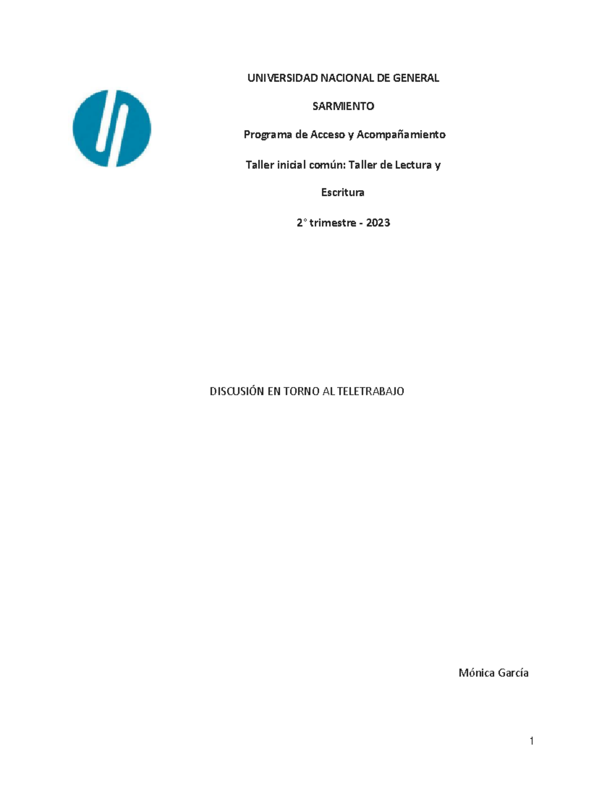 Cuadernillo de textos y actividades- VF - UNIVERSIDAD NACIONAL DE ...