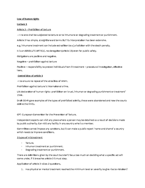 Echr article 2 - right to life - ECHR Article 2 - Right to Life State’s ...