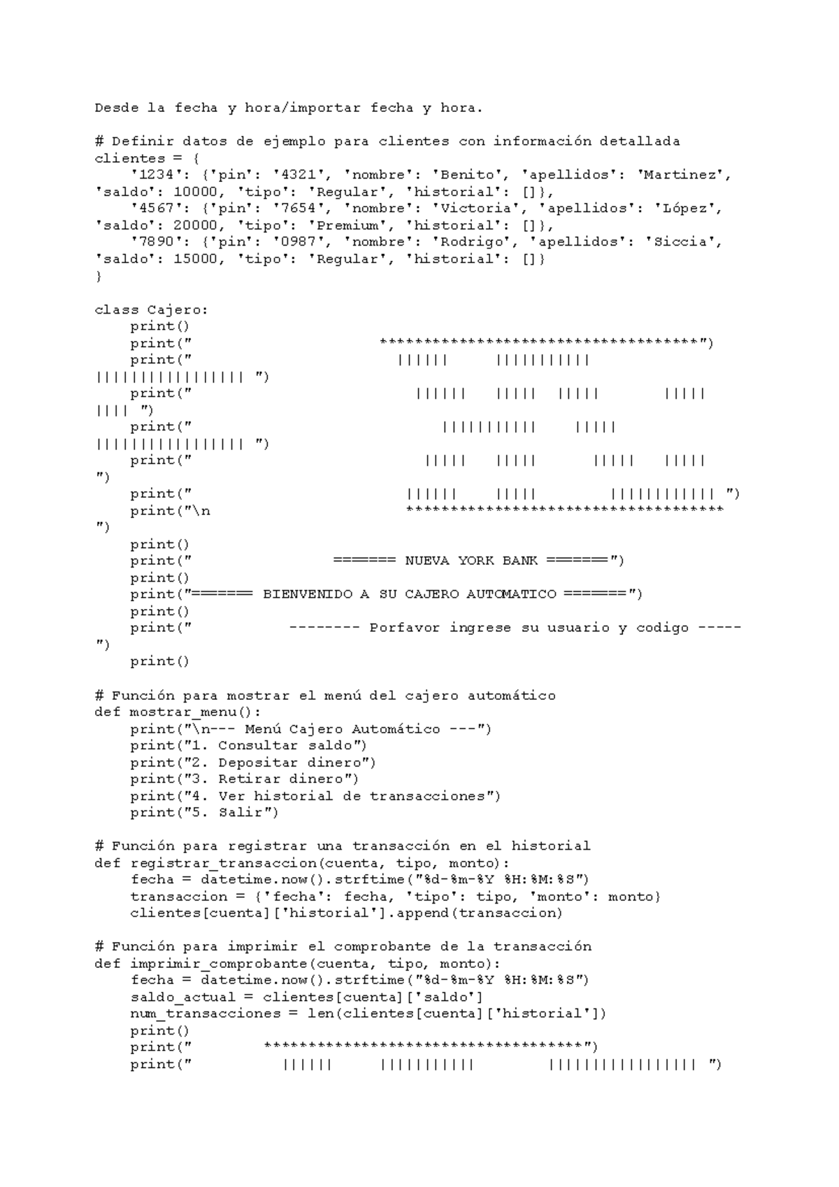 Final ENTR. 1 prototipo pdf - Desde la fecha y hora/importar fecha y hora. Definir datos de ...