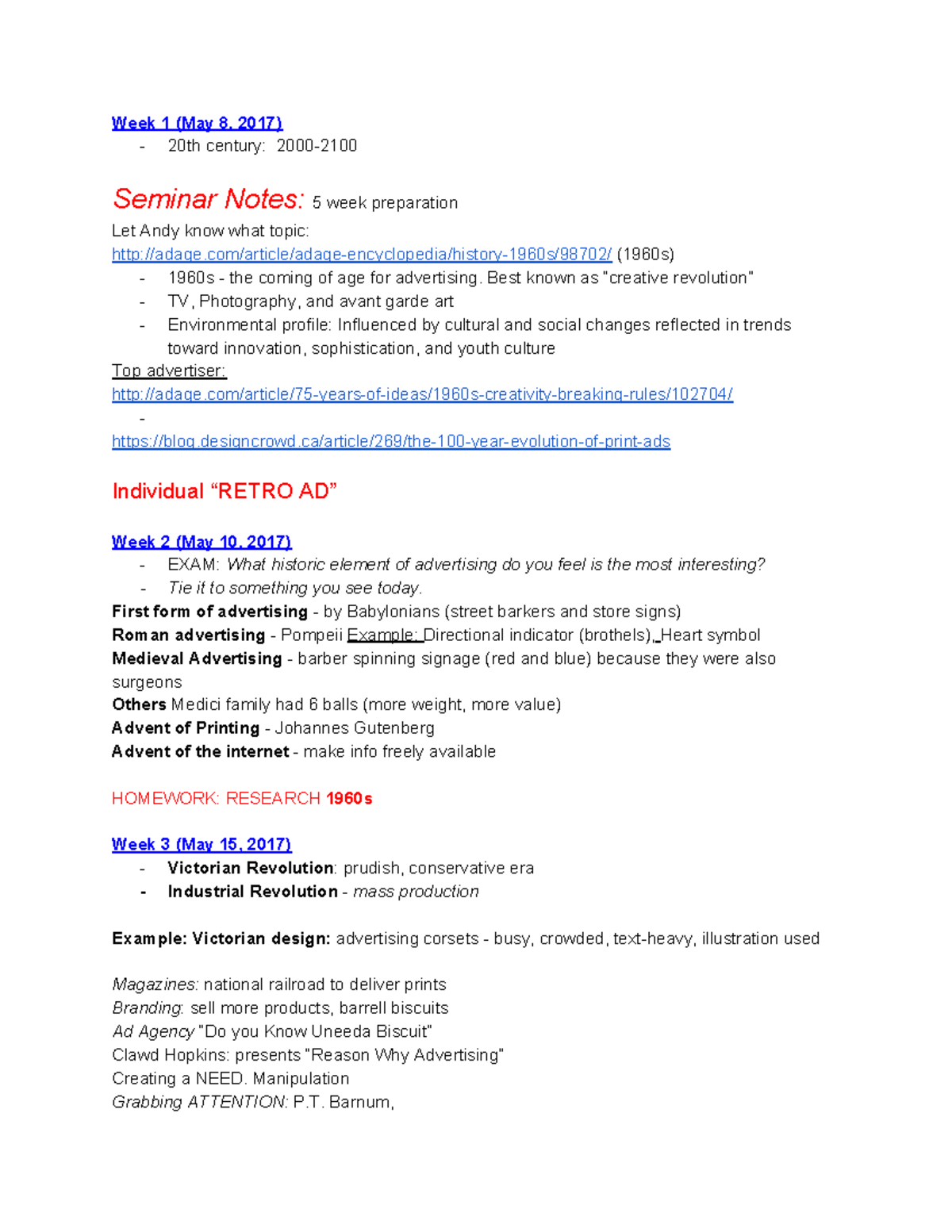 CULTnotes - Andy Byj - Week 1 (May 8, 2017) - 20th century: 2000-2100 ...