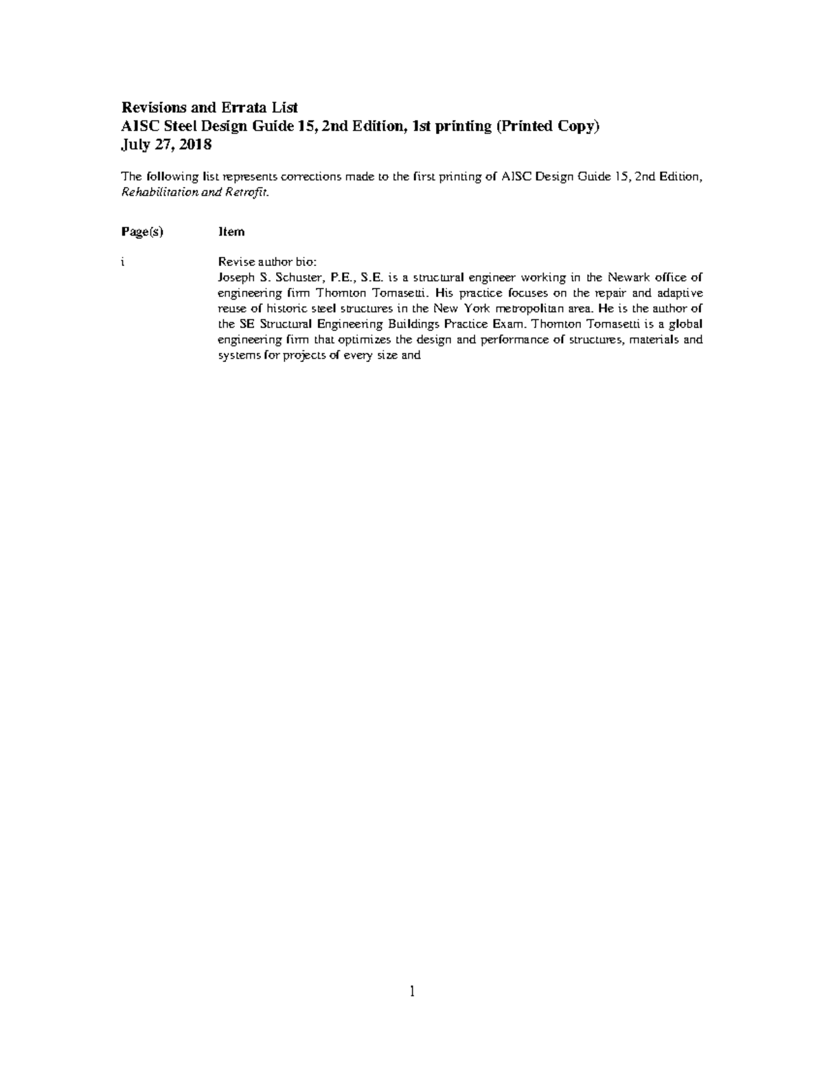 Design guide 15 2nd ed revisions and errata list 2018 - 1 Revisions and ...