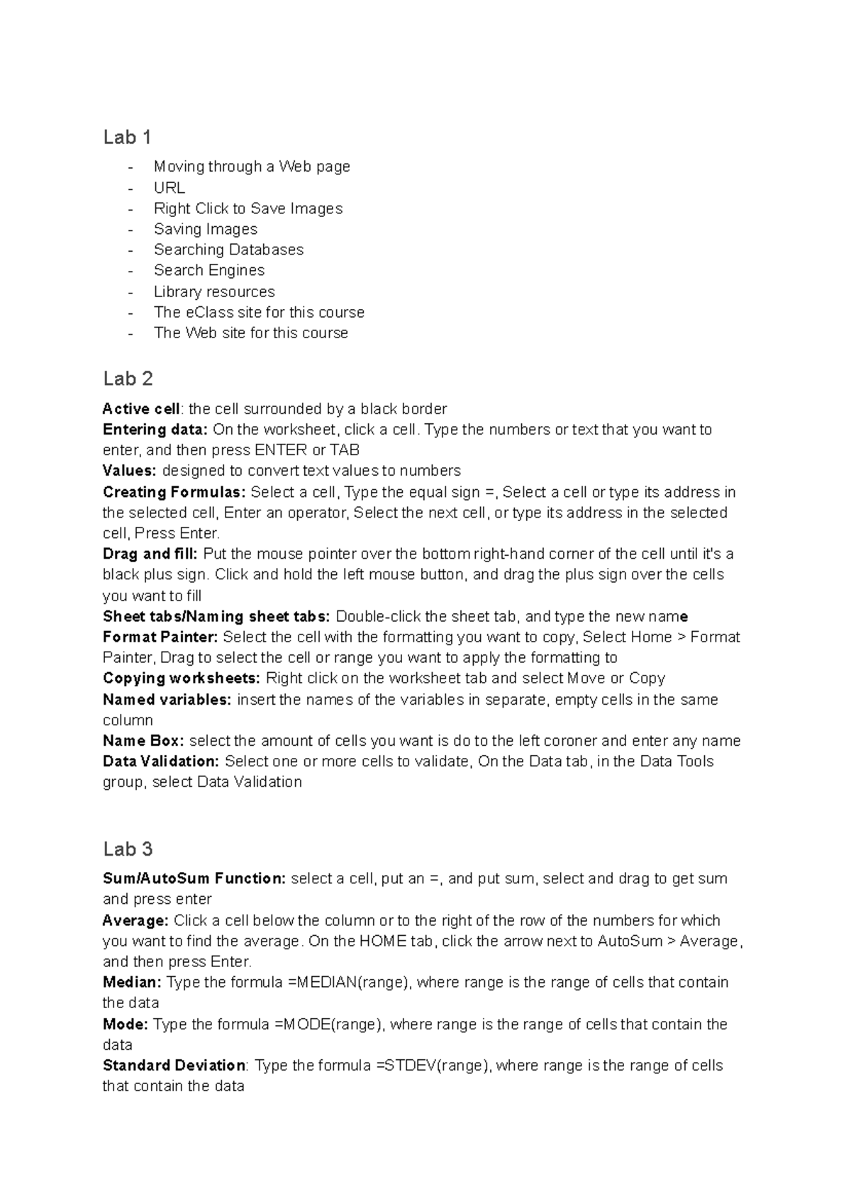 2049 Lab def - data points - Lab 1 - Moving through a Web page - URL ...