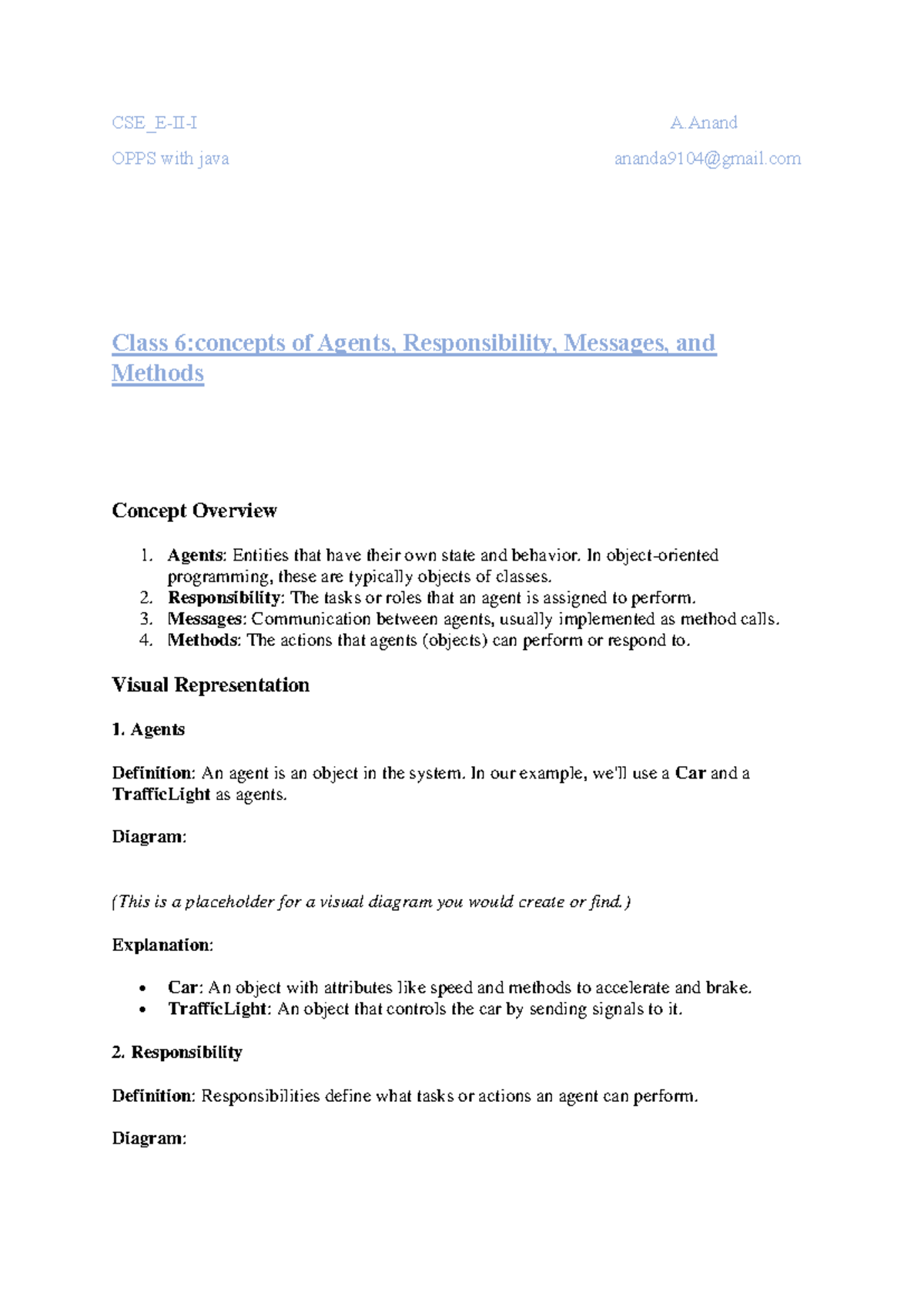 Class 6 CSE-E II-I oops with java - CSE_E-II-I A OPPS with java ...