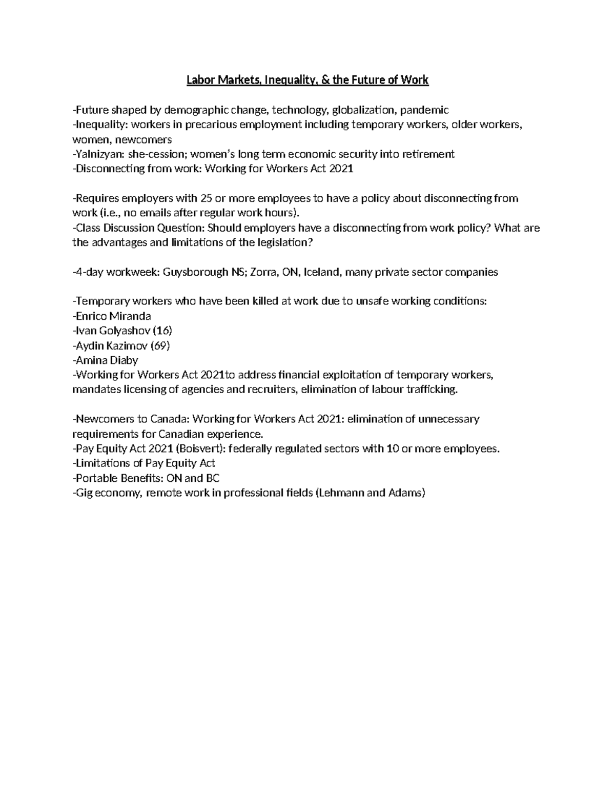 Socio Oct 21 - POLSCI - Labor Markets, Inequality, & the Future of Work ...