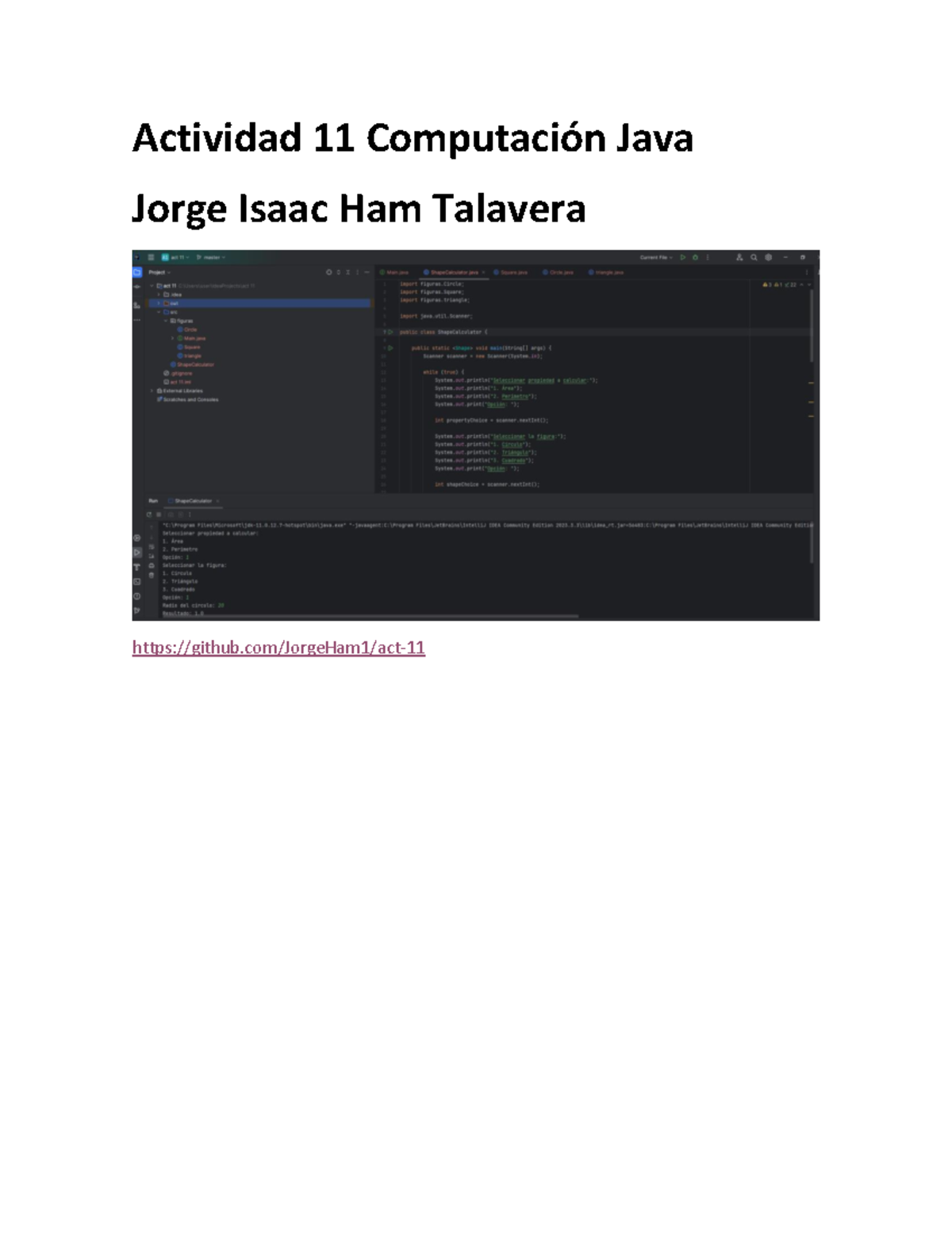 Actividad 11 Computación Java - Studocu