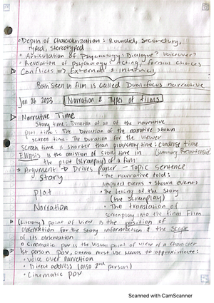 Thematic Reading - Lecture Notes from Professor Cagle - 1-17- THEMATIC ...