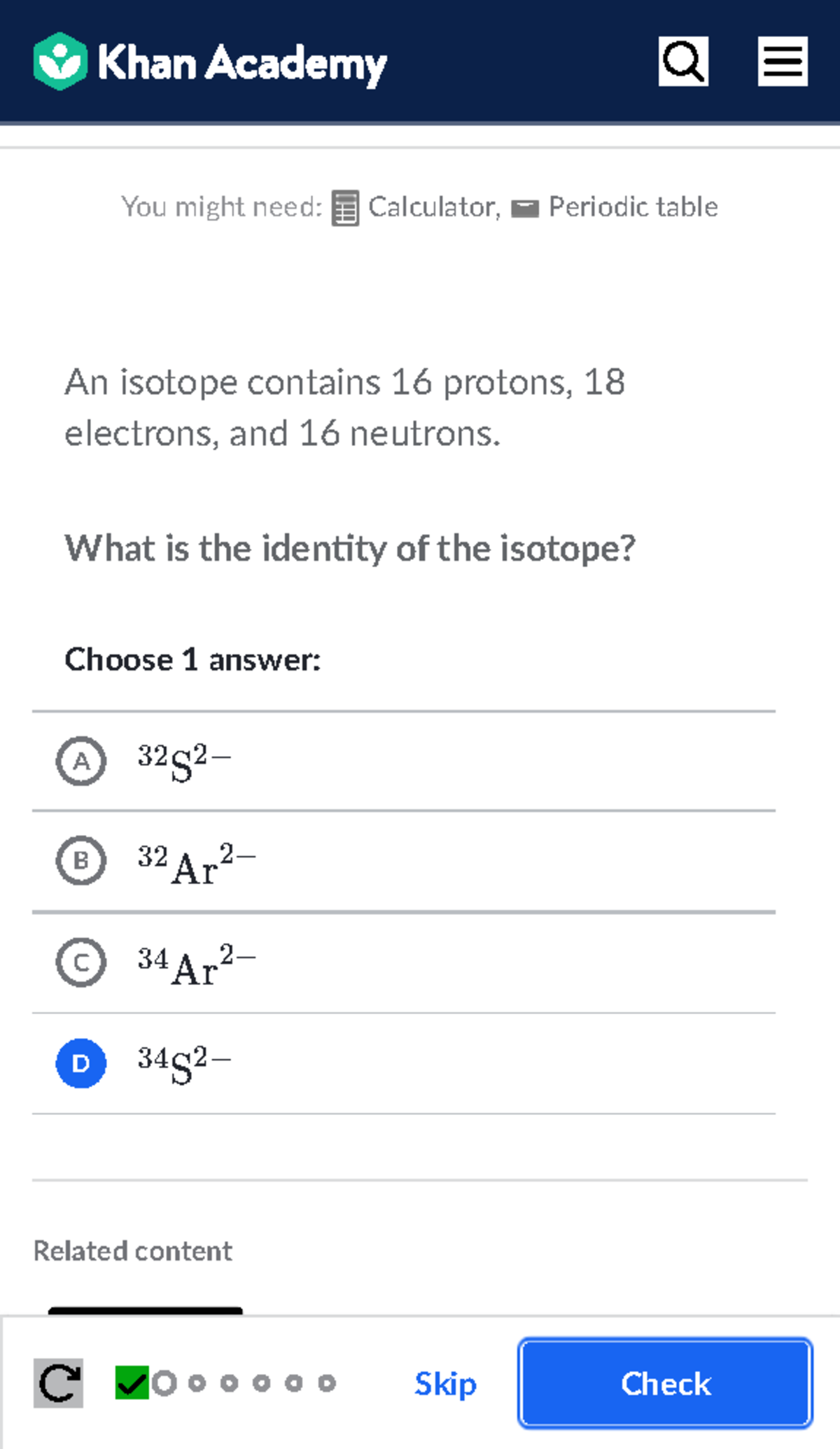 Isotope composition Counting protons, electrons, and neutrons (practice ...