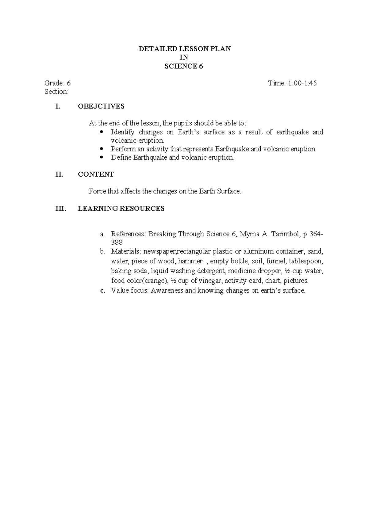 480659987-ES- Detailed- Lesson-PLAN-IN- Science-1 - DETAILED LESSON ...