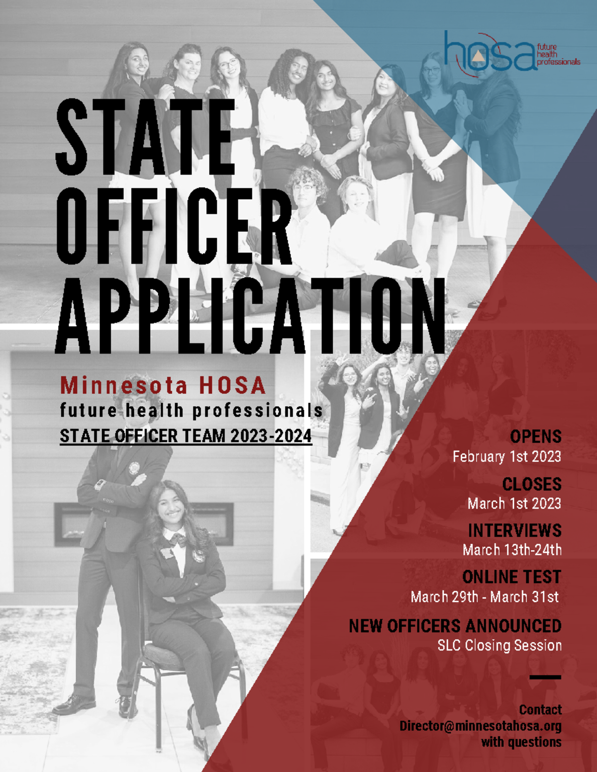State Officer Application 2023 - STATE OFFICER APPLICATION M i n n e s ...