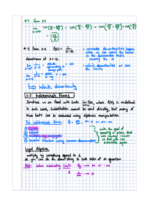 Calculus 1 notes 2 The Chain Rule, Derivatives, Implicit ...