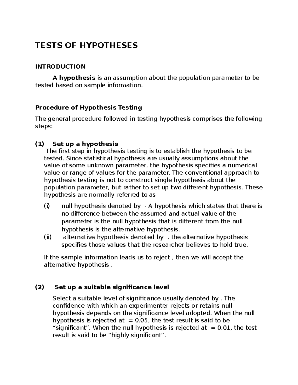 STA205-WEEK6 - The lecture notes cover a wide range of topics ...
