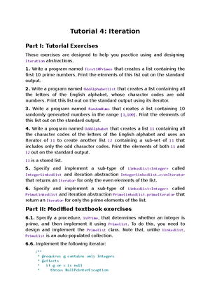 Tutorial 11 - Software Engineering - Tutorial 11: Testing Task: In this ...