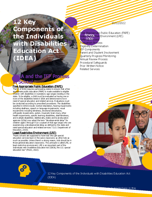 SPD-500 Gen Ed and SPED Teacher Interview Reflection - In a 750-1,000 ...