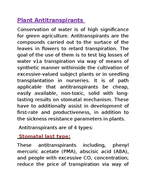 MSc botany - Model Question Paper FIRST SEMESTER M. SC. DEGREE ...