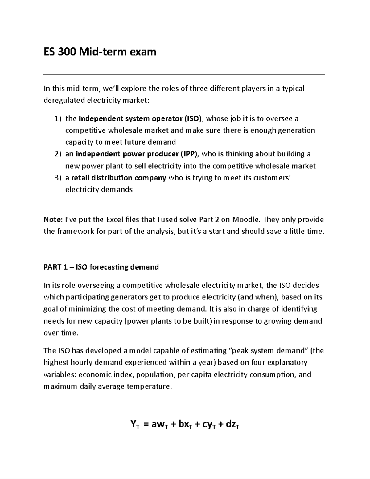 Midterm.docx - Google Docs - ES 300 Mid-term exam - Studocu