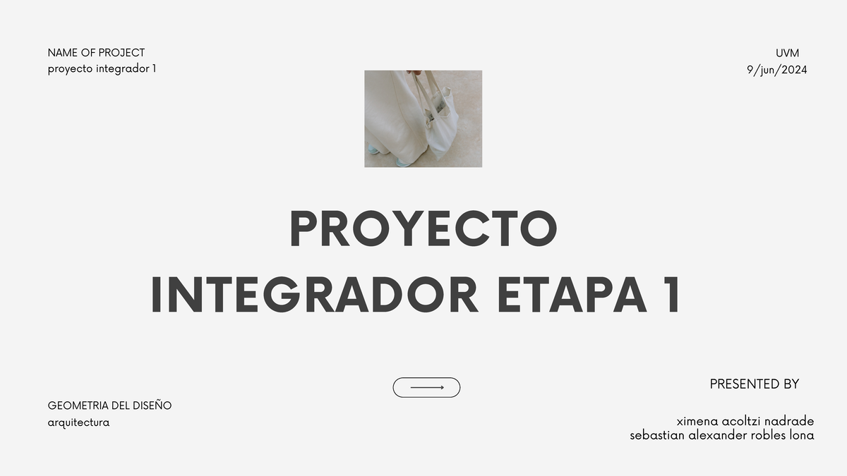 Proyecto integrador etapa 1 geometria uvm - PROYECTO INTEGRADOR ETAPA 1 NAME OF PROJECT proyecto ...