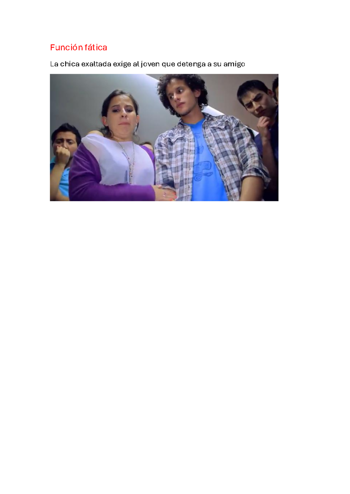 Función fática solo es verificacion - LENGUAJE Y COMUNICACION - Función ...