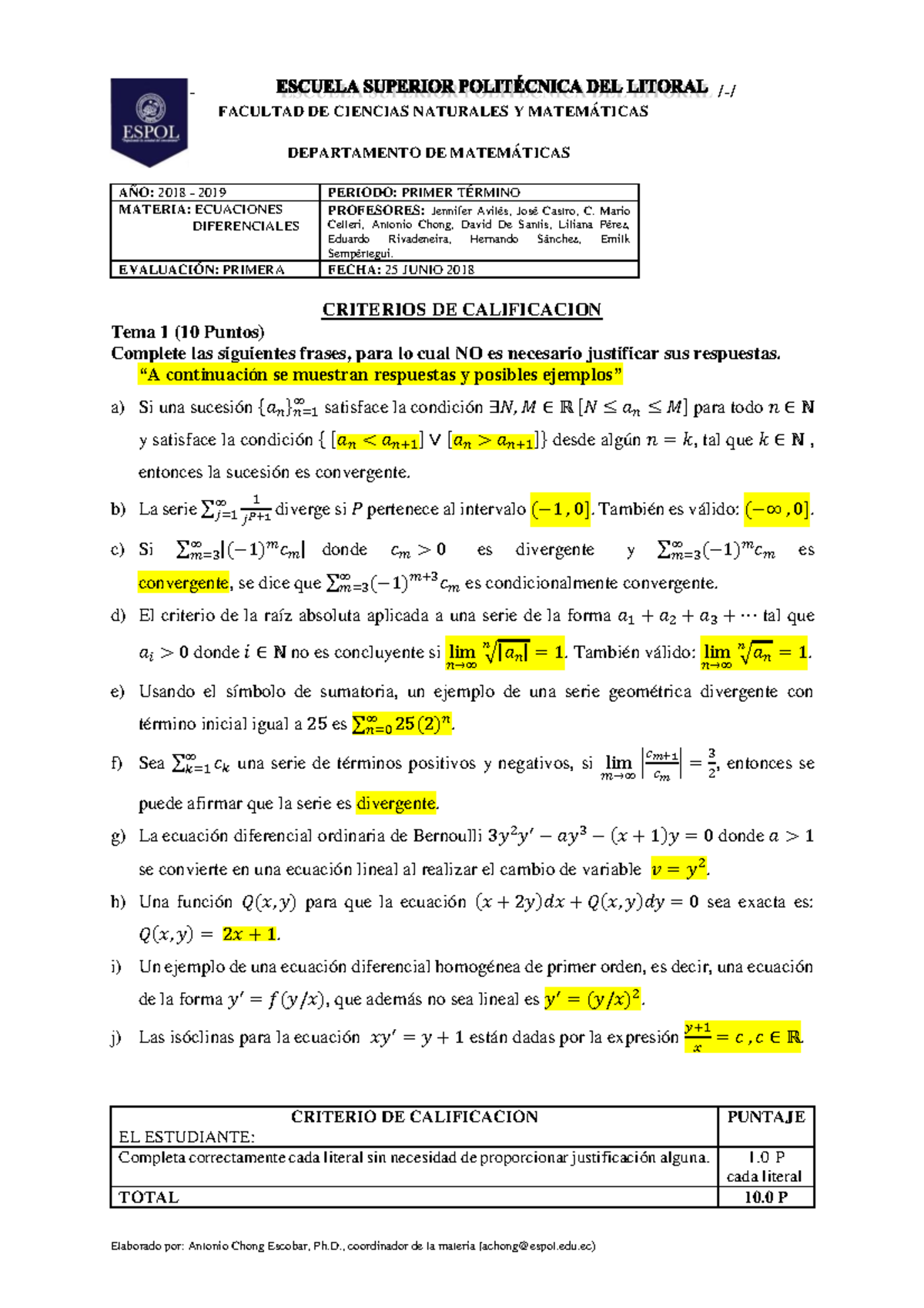 Examen 25 Junio 2018, preguntas y respuestas - Warning: TT: undefined function: 32 Warning: TT ...