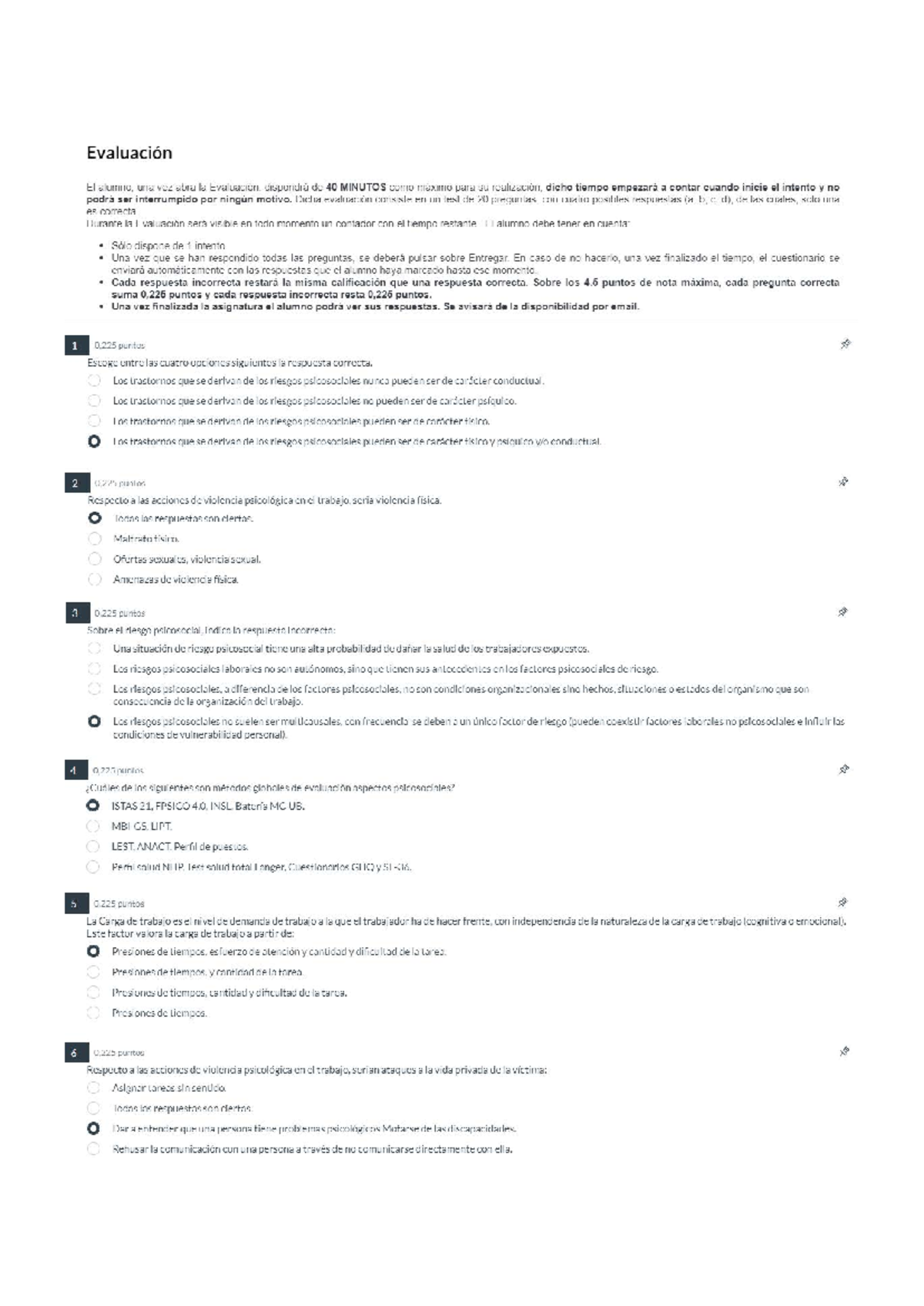 A10 Examen (4) nota 4,5 mío - Evaluación El alumno, una vez abra la ...