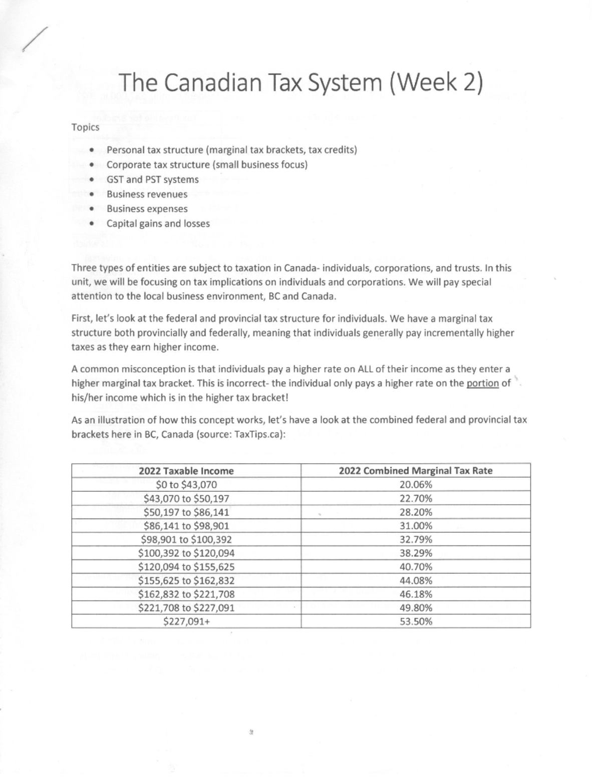 Week 2 621 notes - Peter goel - ACCT 621 - UCW - Studocu