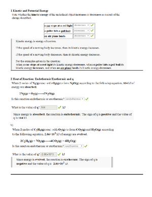 Ch8 - Cengage online webwork practice set for "Chemistry and Chemical Reactivity 10th - Ch 1 ...