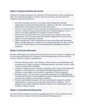 Chapter 1 - Challenges, Emerging Issues and Roles - What Is HRM? The most vital type of capital ...