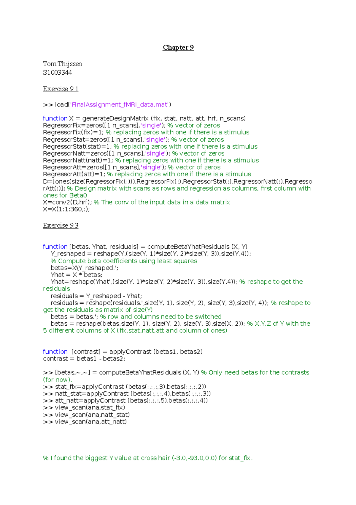 Opdrachten week 7 - Chapter 9 Tom Thijssen S Exercise 9. load ...