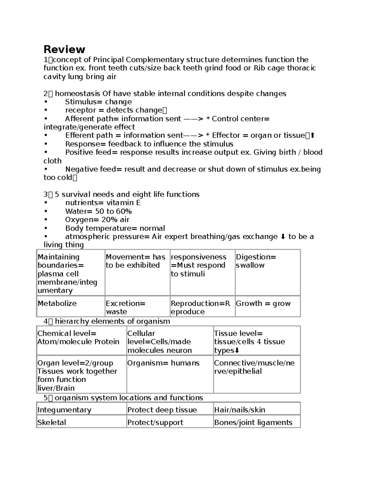 Review for the class of - Review - Studocu