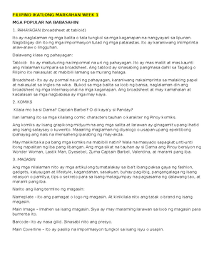 Grade 4 6 GST Passage Filipino - Phil-IRI Pangkatang Pagtatasa sa ...
