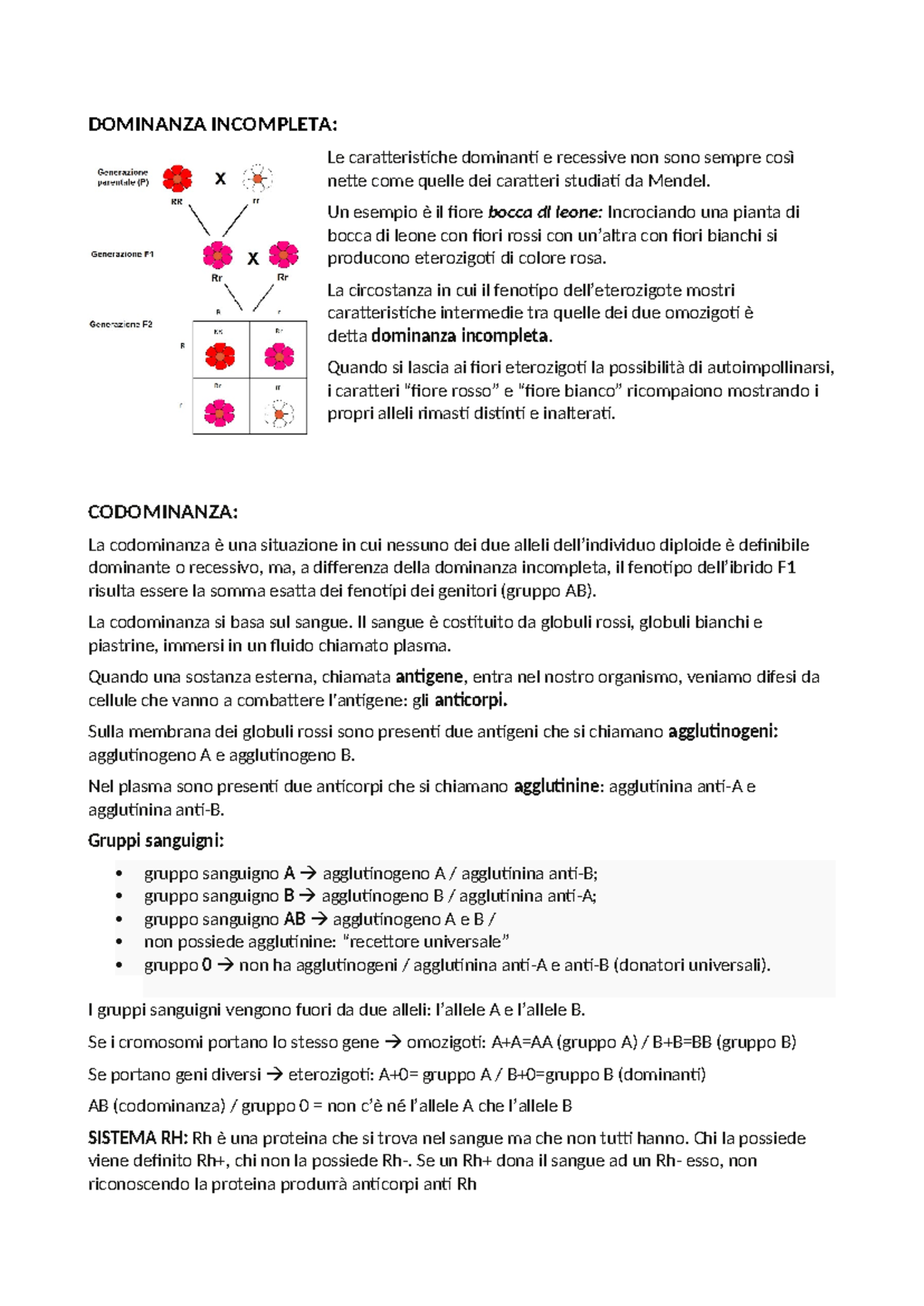Dominanza Incompleta - Utili - DOMINANZA INCOMPLETA: Le caratteristiche ...
