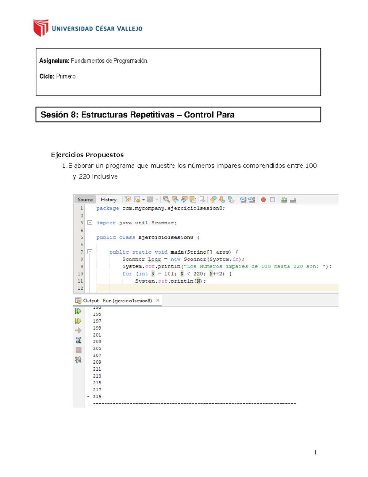 Guía Laboratorio 8+ - import - Ejercicios Propuestos 1 un programa que ...