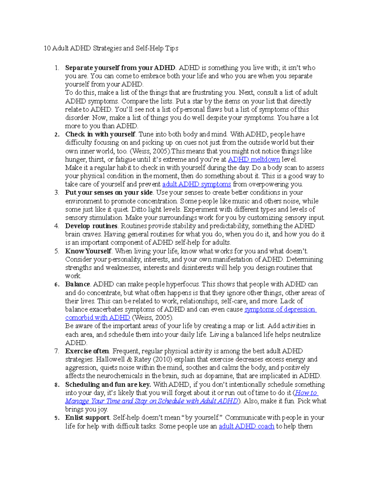 Adhdadults Tips ADHD Tips For Adults 10 Adult ADHD Strategies And