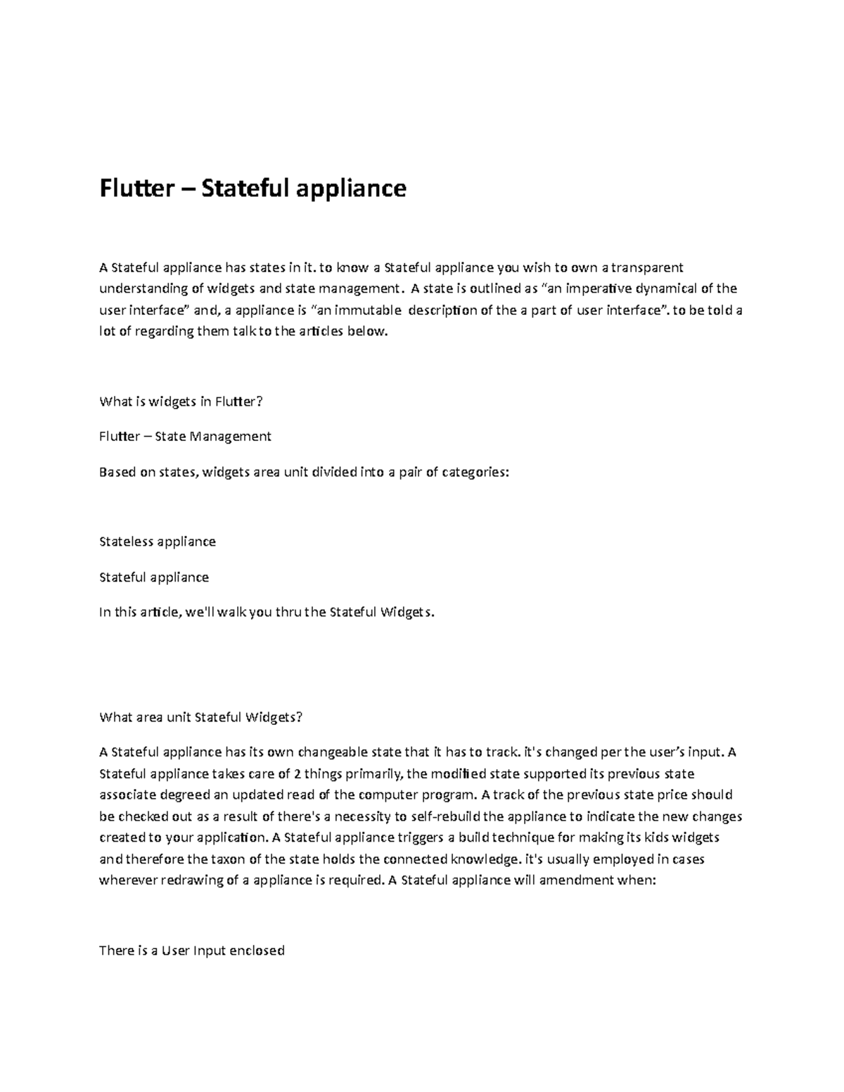 Flutter – Stateful appliance.docx - Flutter – Stateful appliance A ...